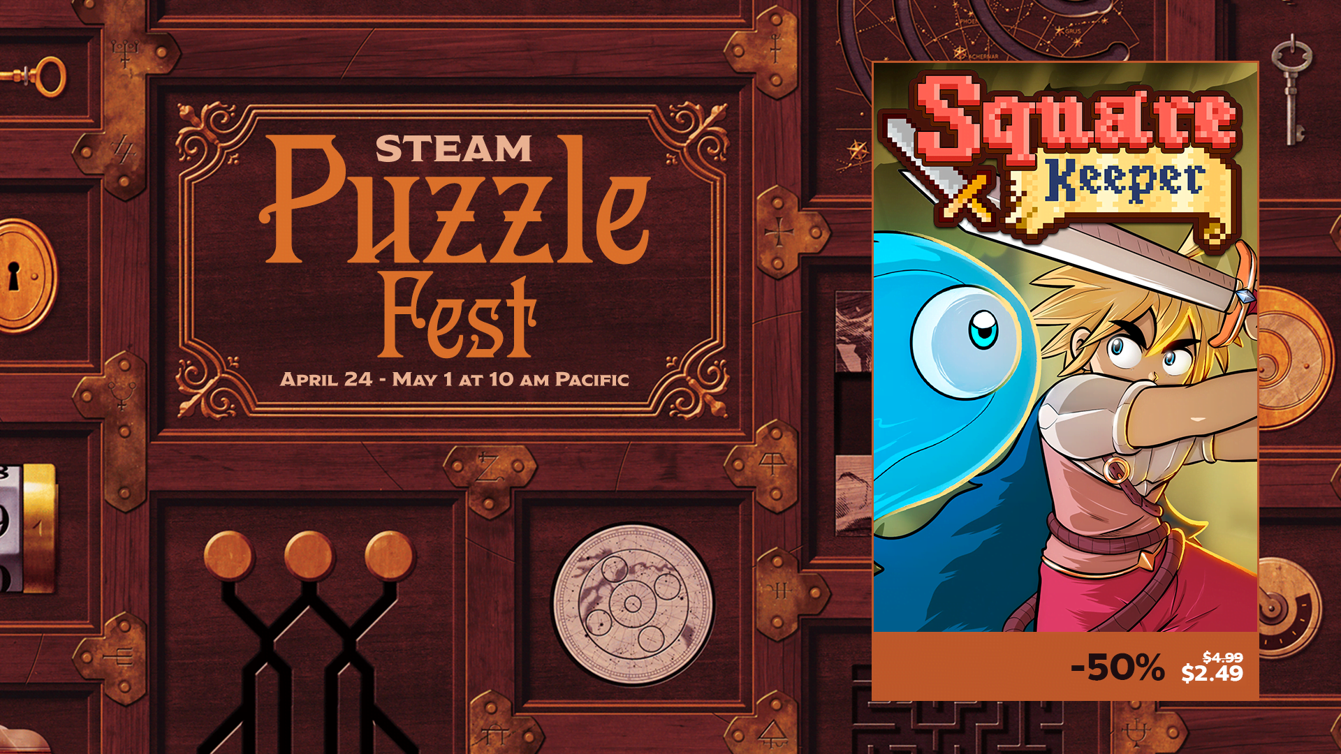 Square Keeper is on Steam Puzzle Fest! - JanduSoft